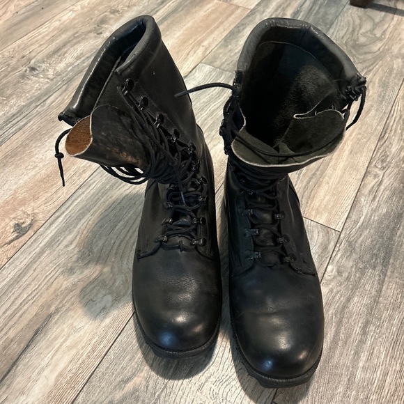 Nathan Hack | Shoes | Vintage Nathan Hack Ripple Sole Black Military ...